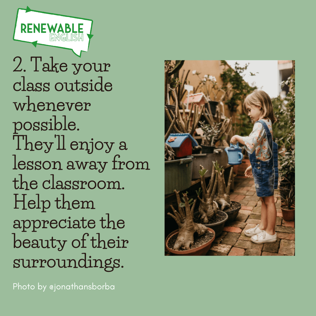 Creating a Greener Mindset - ELT Footprint